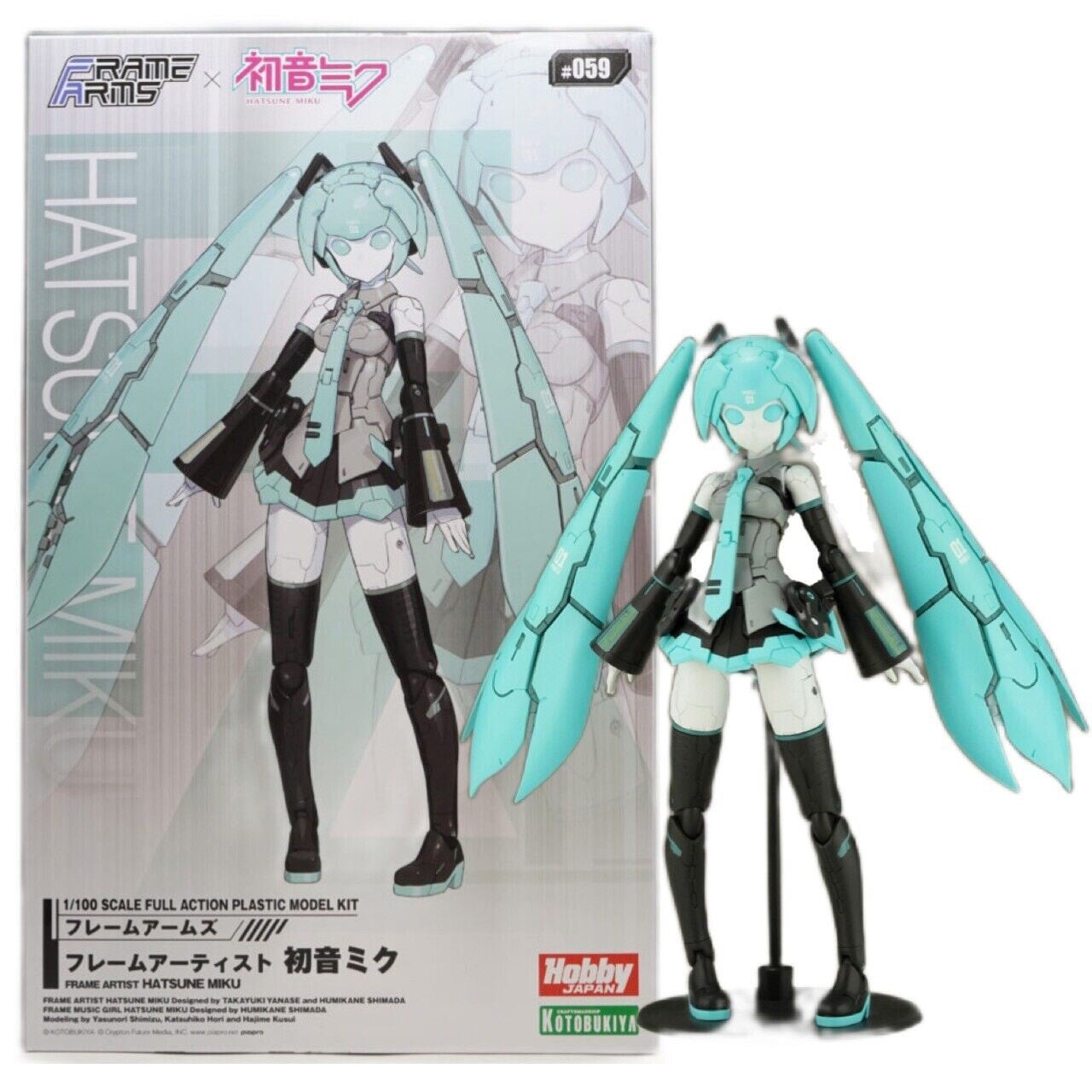Frame Girl Artist Hatsune Miku (model kit) | www.sakuramedia.com